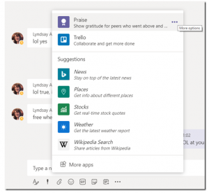 Praise message badges in Microsoft Teams chat and channels - Tom Talks