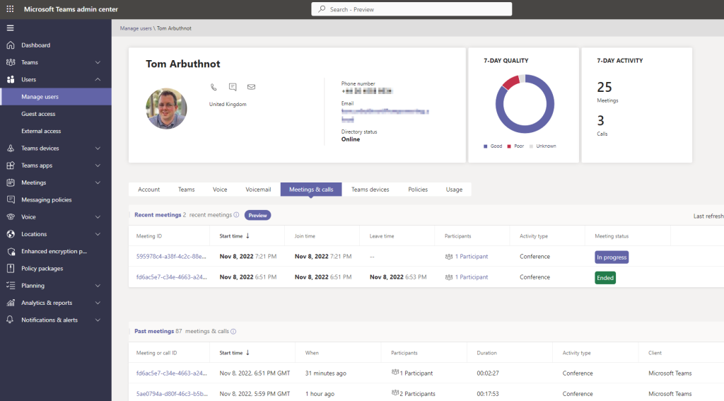 Understanding Microsoft Teams Real-Time Call Quality Analytics (RTA ...