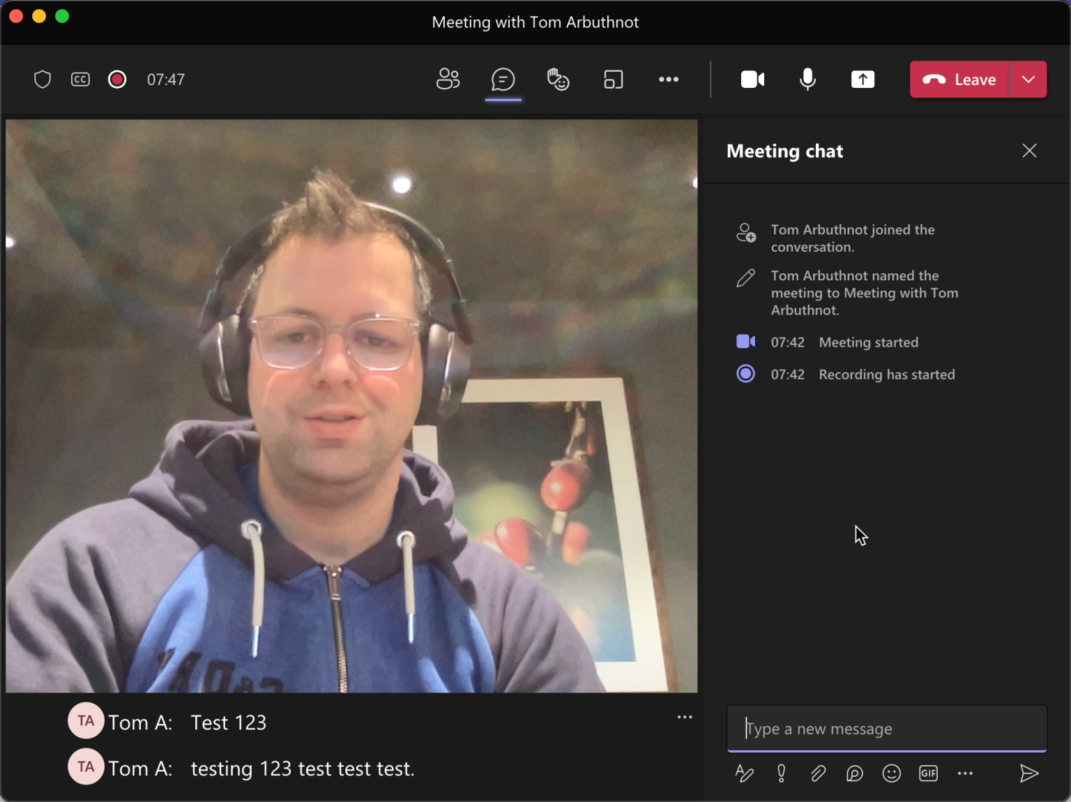 Understanding Microsoft Teams Transcription and Captioning - Tom Talks