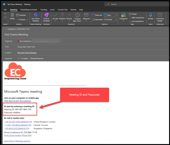 How to join a Microsoft Teams Meeting by meeting ID and Passcode – Web ...